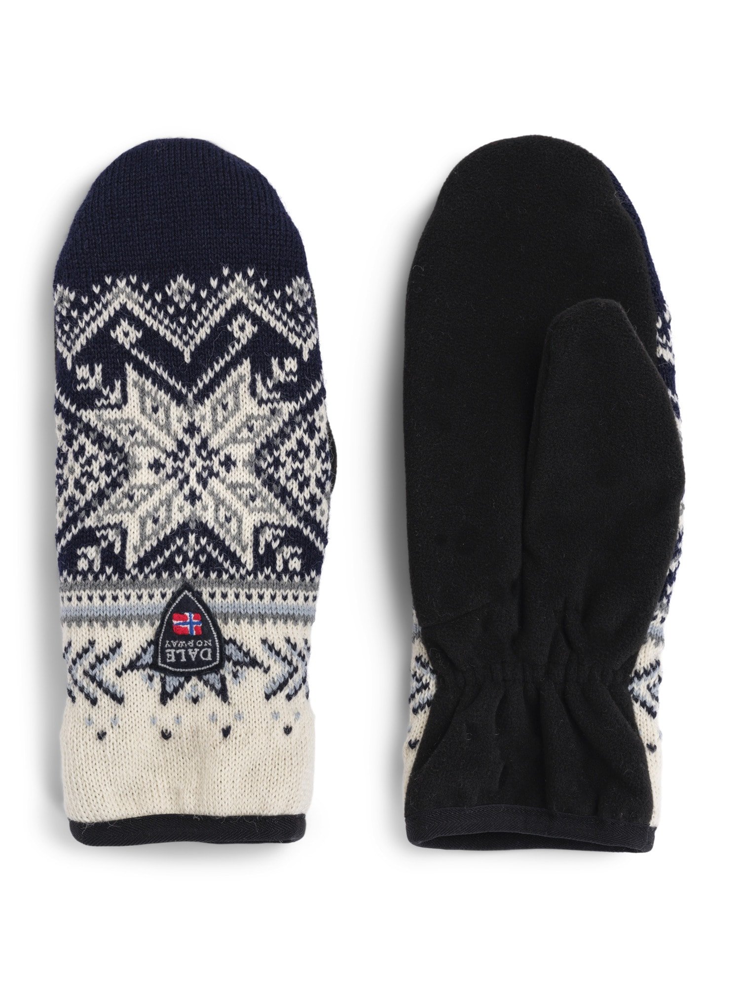 Vail Polar Mittens Offwhite Marine Midnightnavy - Dale of Norway